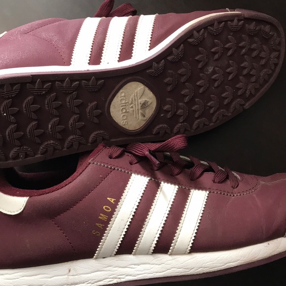 adidas | Shoes | Adidas Samoa Shoes Maroon | Poshmark